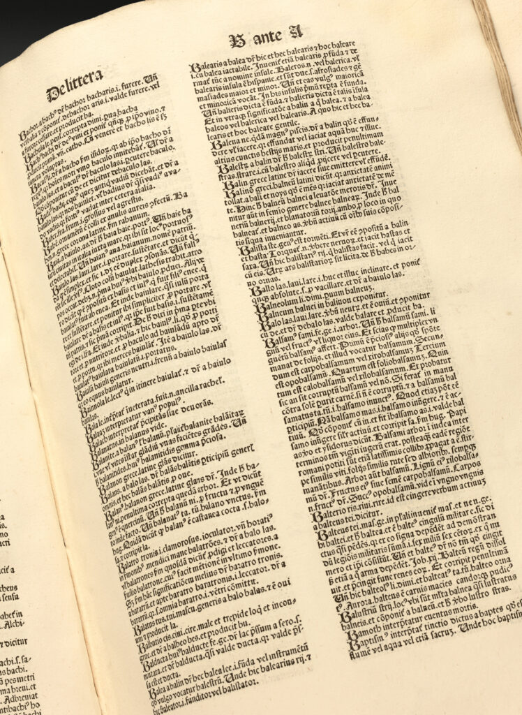 BALBUS, Johannes. Catholicon.
