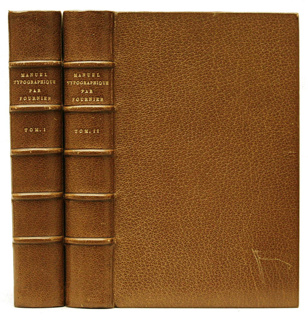 FOURNIER, Pierre-Simon. : Manuel typographique.